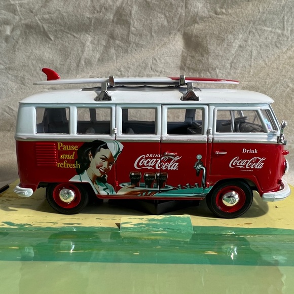 Oxford | Toys | Coca Cola Volkswagen T Bus Oxford Diecast 176 Scale ...